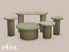 Second Life Marketplace - Elm. Ophira Table Set [Kiwi]